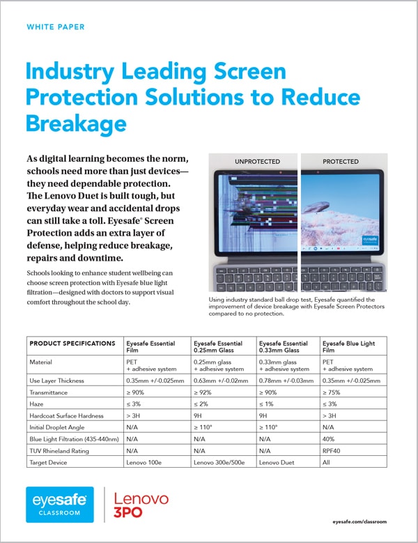 Eyesafe White Papers & Case Studies