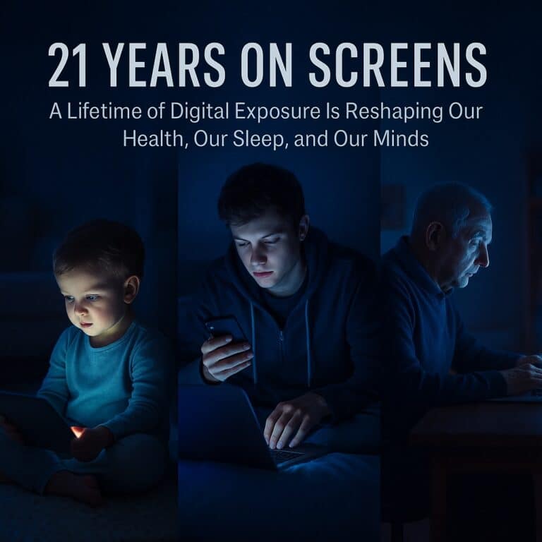 The Average Person Will Spend 21 Years of Their Life on Screens